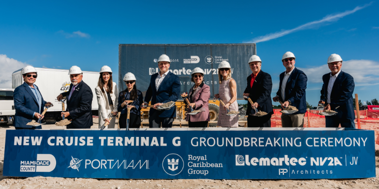 Royal Caribbean Group Breaks Ground on Cruise Terminal G at Po...